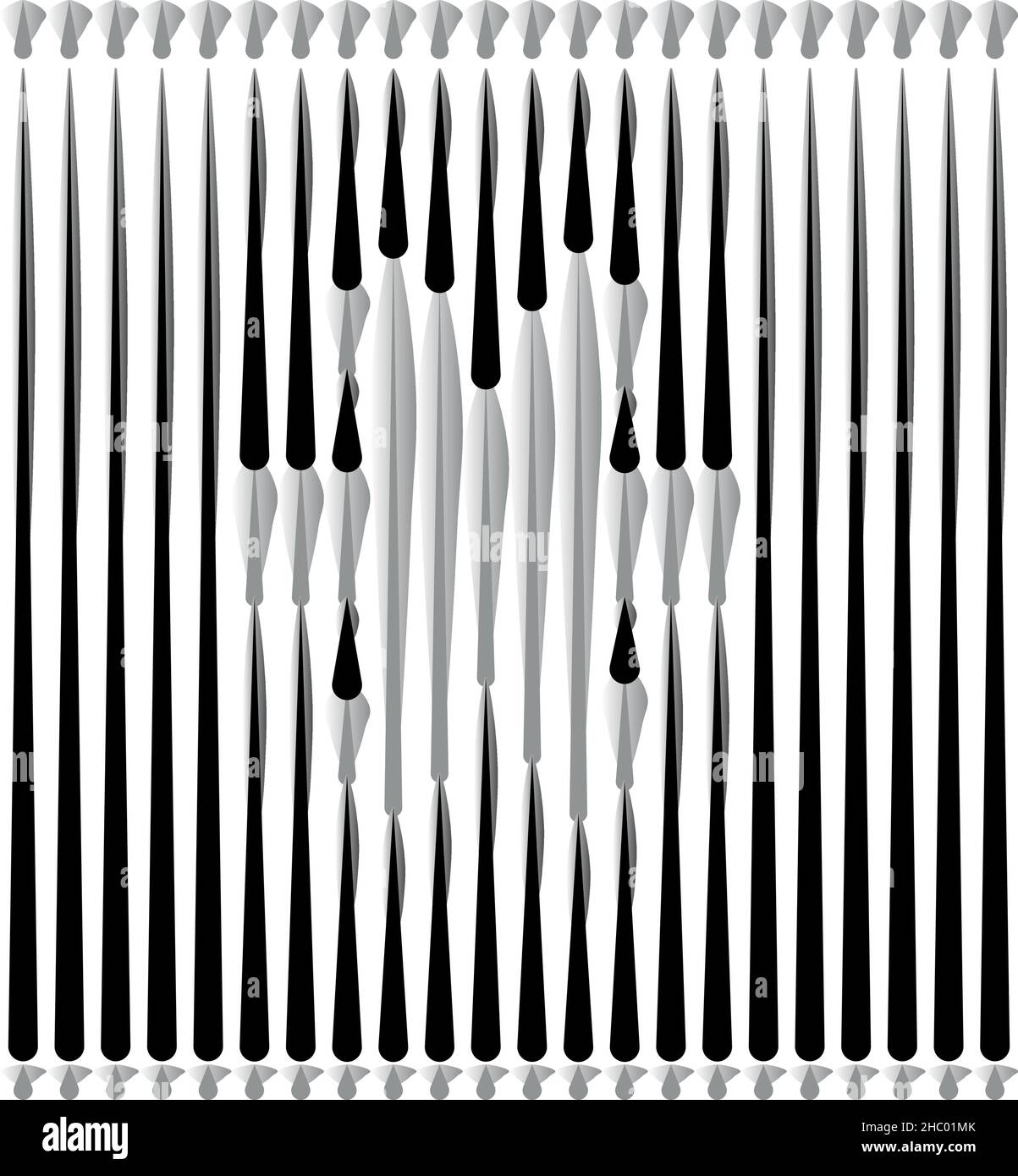 Lines Forming Symbols Logo Design - Punctuation mark illustration Stock ...