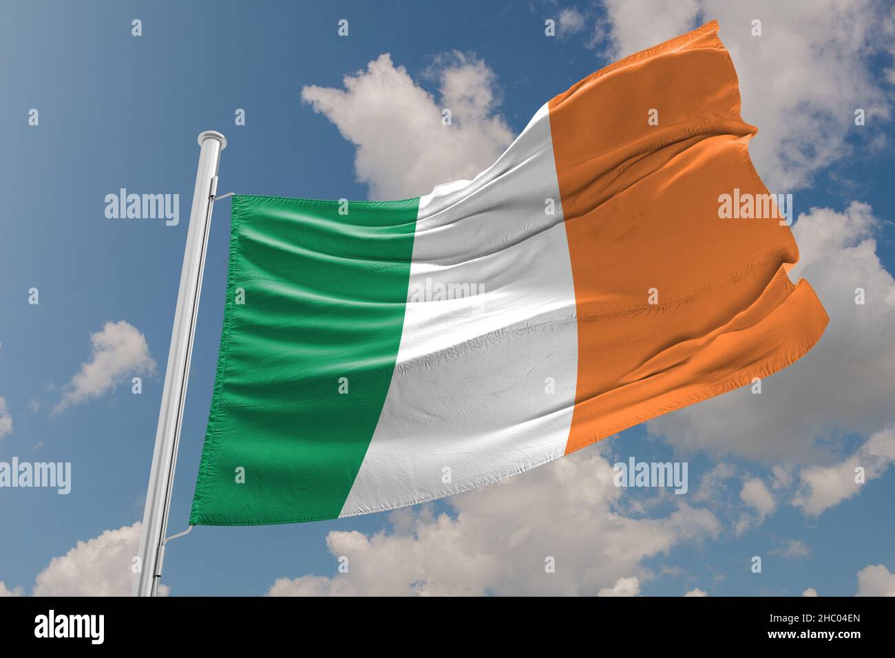 Flag of Ireland The national flag of Ireland Stock Photo - Alamy