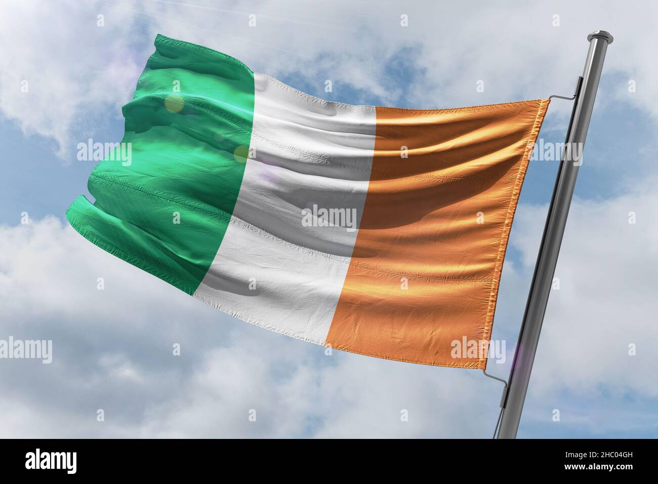 Flag of Ireland The national flag of Ireland Stock Photo - Alamy
