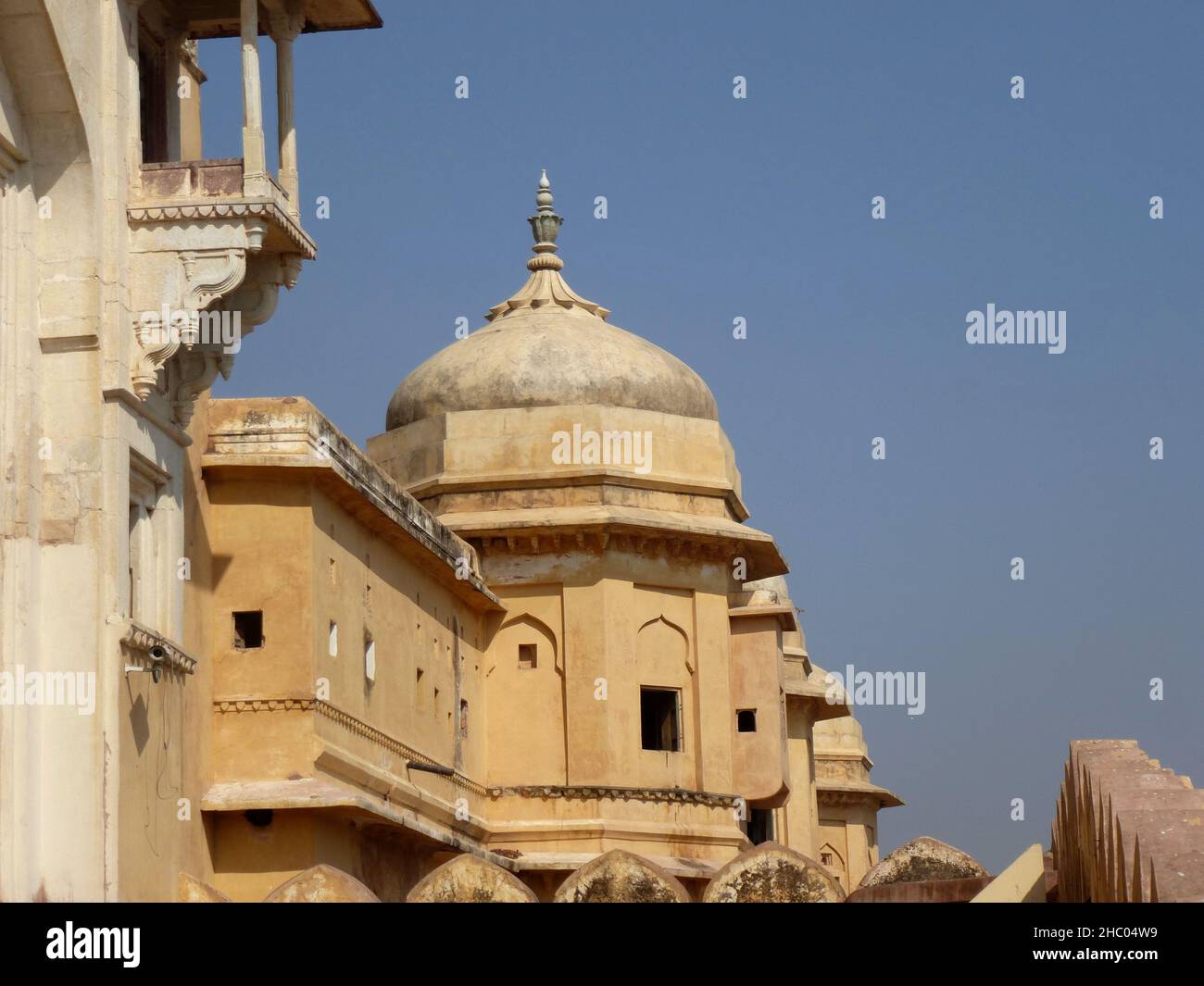 Towers of Amber Fort near Jaipur Stock Photo - Alamy