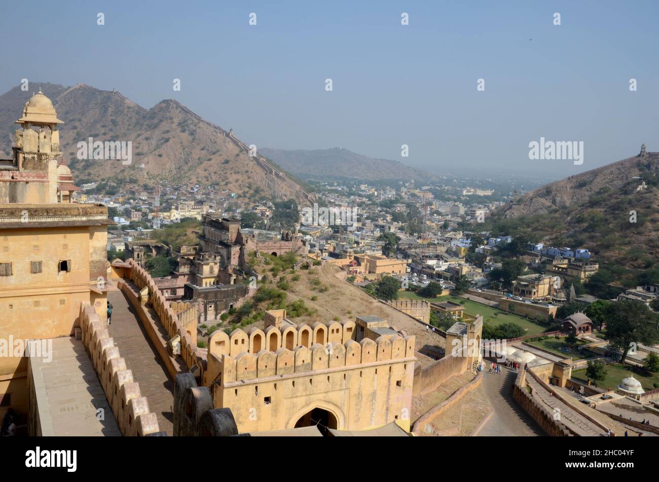 View out of Amber fort Stock Photo - Alamy