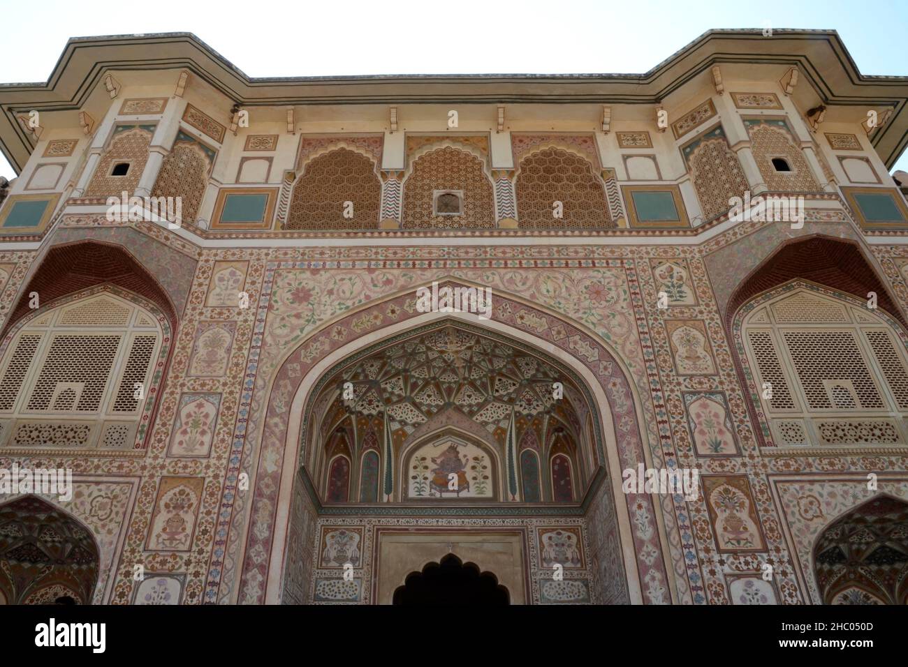 Ganesh Pol inside of Amber fort Stock Photo - Alamy