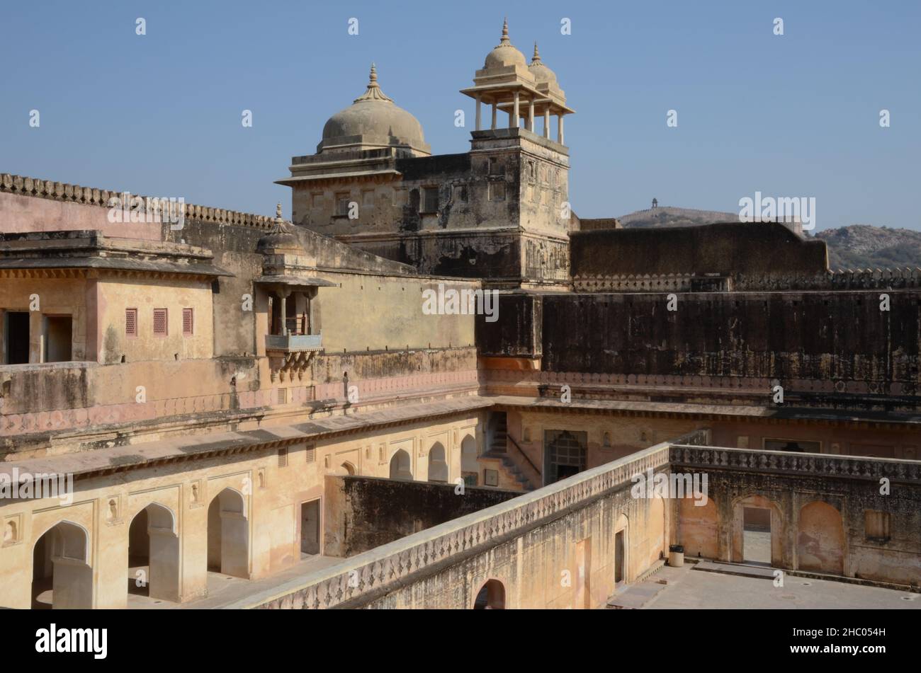 Surprising architecture of Amber Fort Stock Photo - Alamy