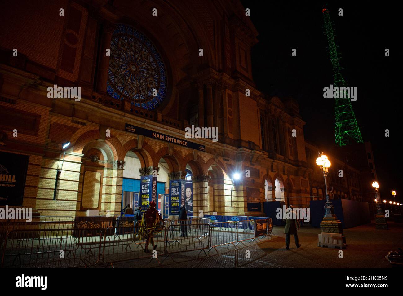 22nd December 2021; Alexandra Palace, London, England: The William Hill World Darts Tournament ...