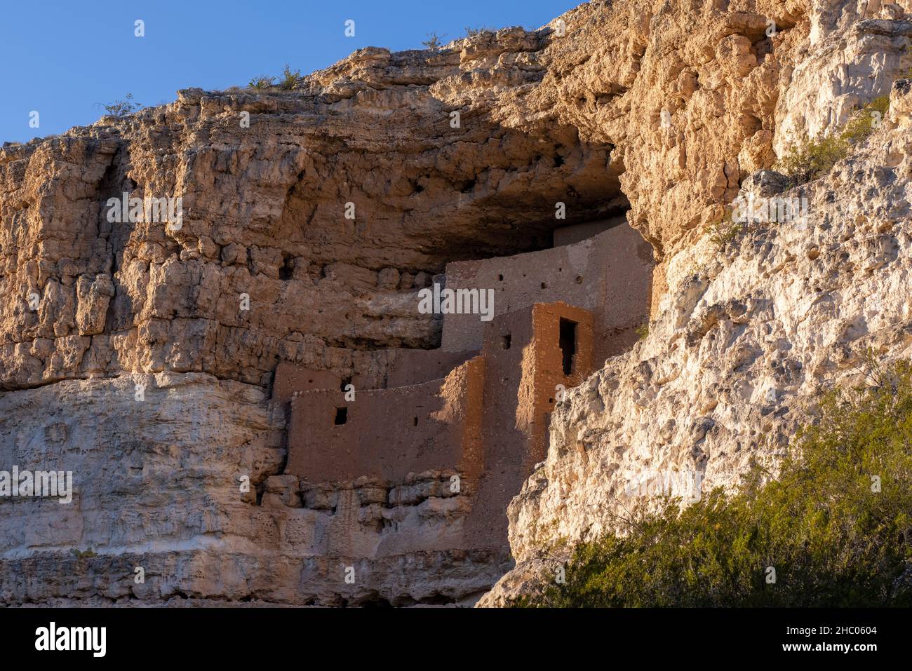Montezuma Castle National Monument a set of cliff dwellings located in ...