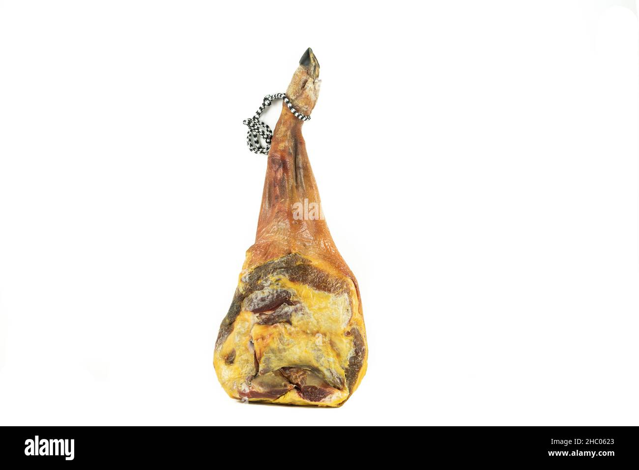 Dry cured pork leg Cut Out Stock Images & Pictures - Alamy