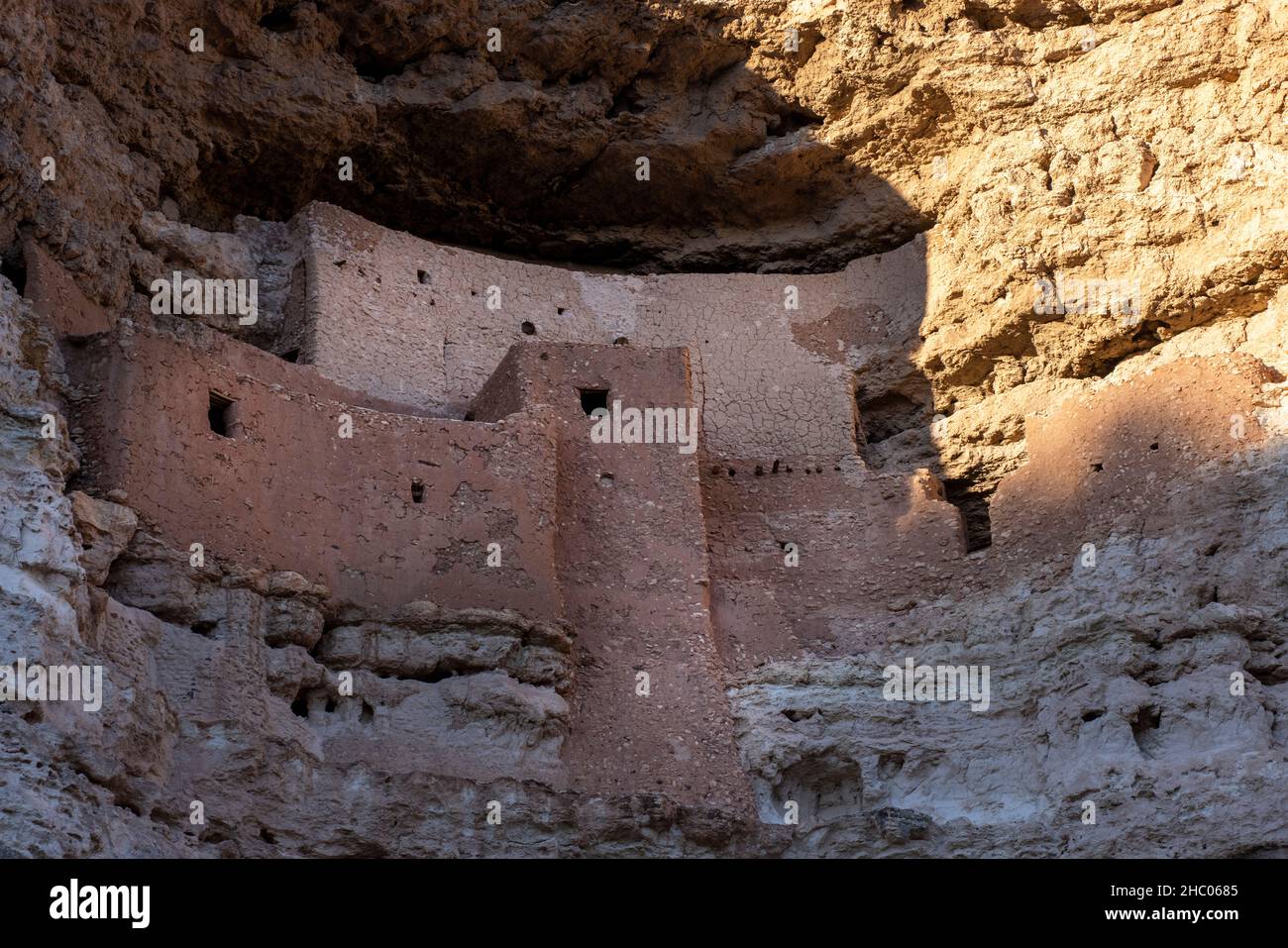 Montezuma Castle National Monument a set of cliff dwellings located in ...