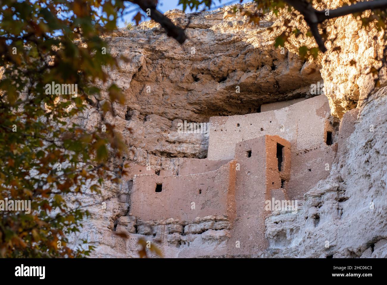 Montezuma Castle National Monument a set of cliff dwellings located in ...