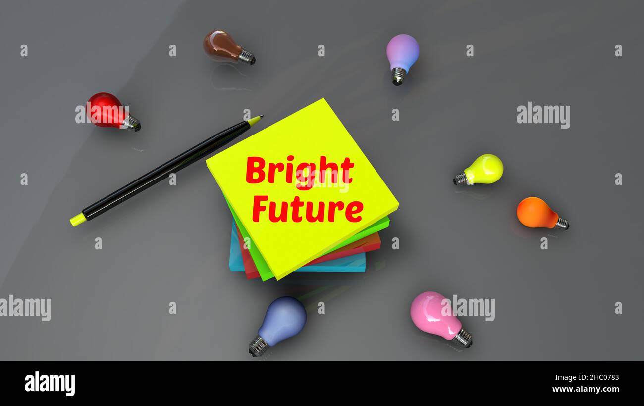 idea and bright future concept Stock Photo - Alamy
