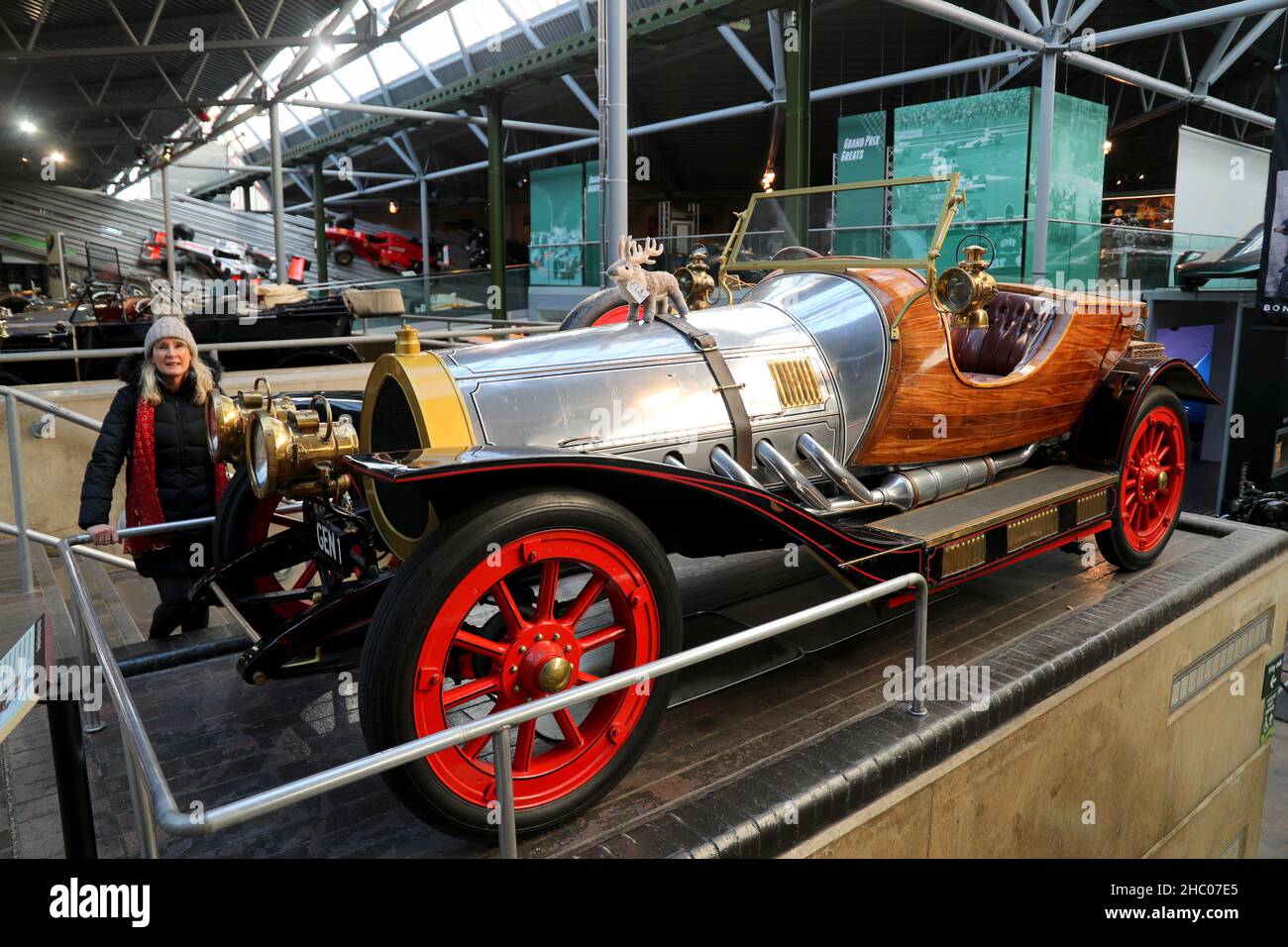 London UK 22 December 2021 The original car of the film Chitty Chitty ...