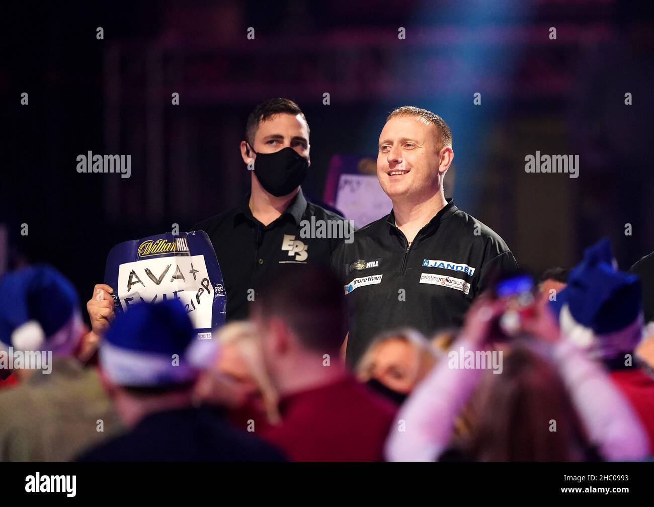 Joe Murnan during day eight of the William Hill World Darts ...