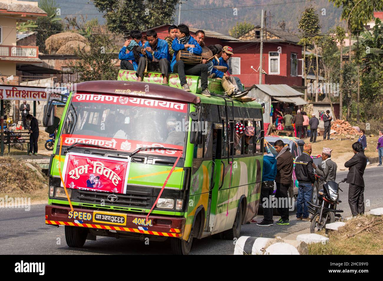 Band bus hi-res stock photography and images - Alamy