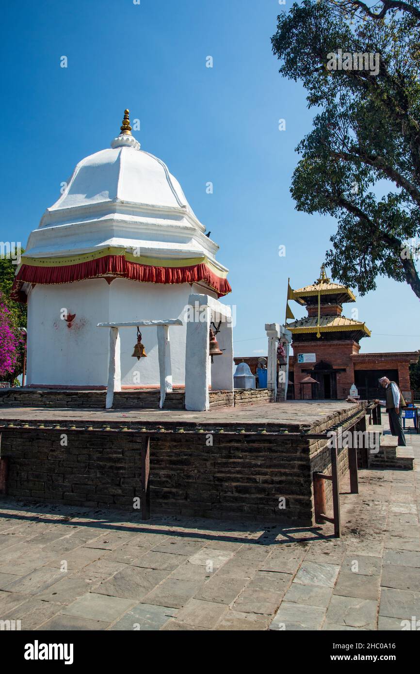 The main sikhara-style temple at the Binhdaya Basini temple complex ...