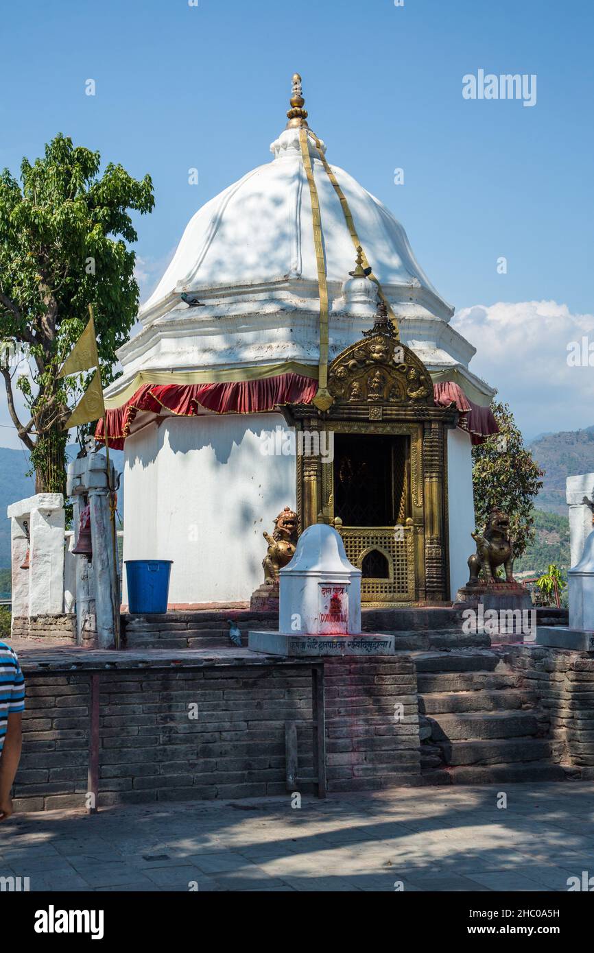 The main sikhara-style temple at the Binhdaya Basini temple complex ...