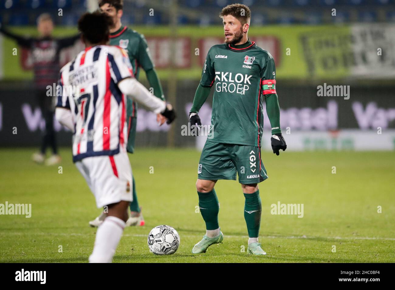 TILBURG, NETHERLANDS - DECEMBER 22: Lasse Schone of N.E.C. during the ...