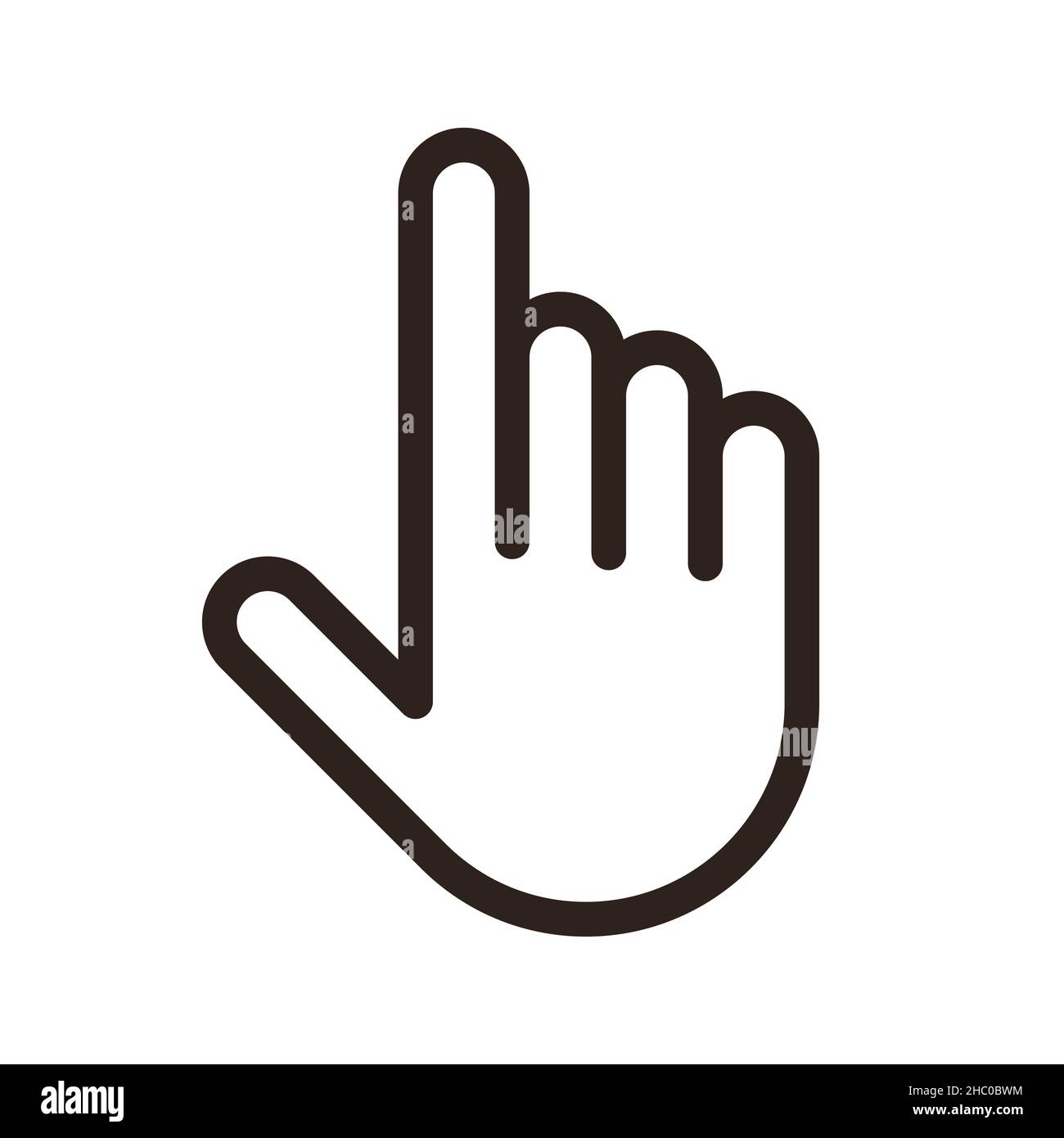 Clicking icon symbol hi-res stock photography and images - Alamy