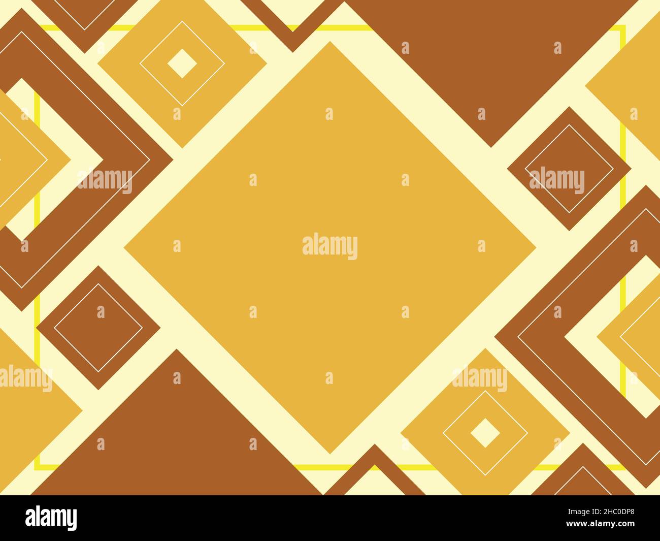 Abstract geometric brown and beige background made from squares and ...