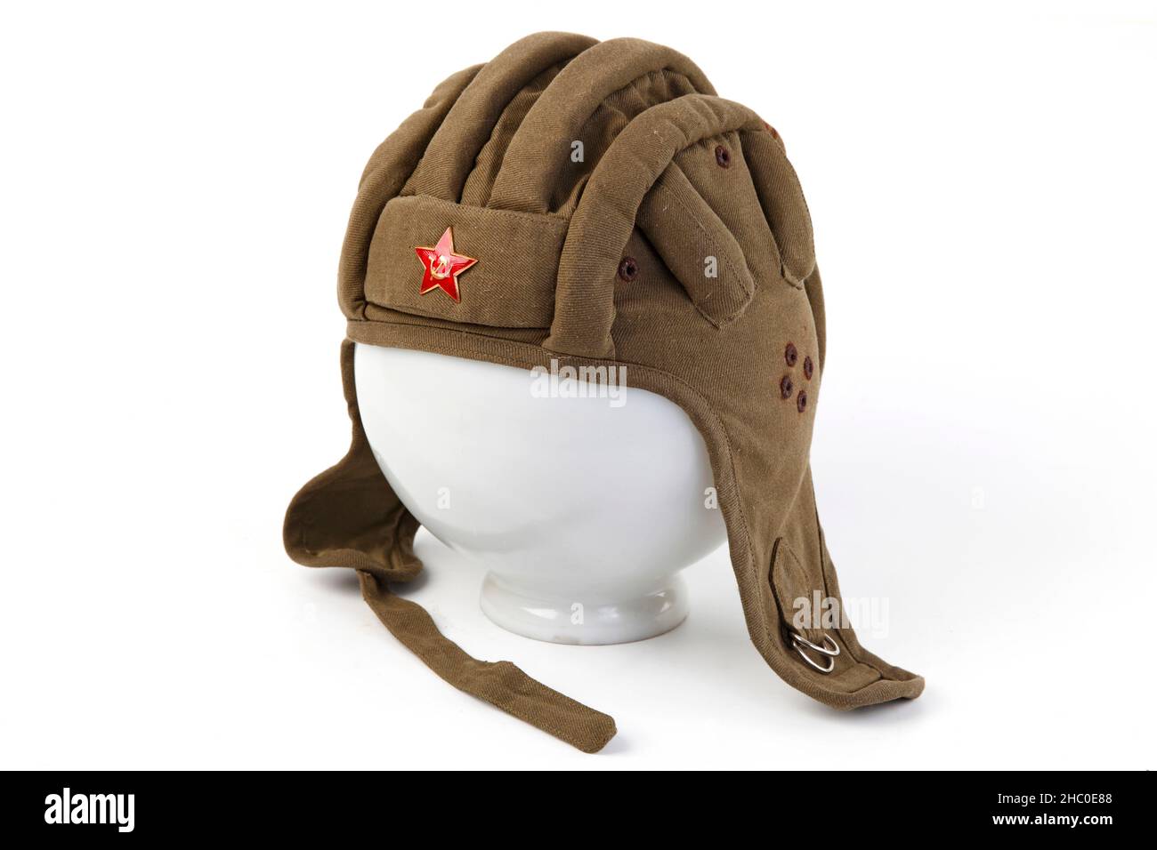 Russian aviator helmet Stock Photo - Alamy