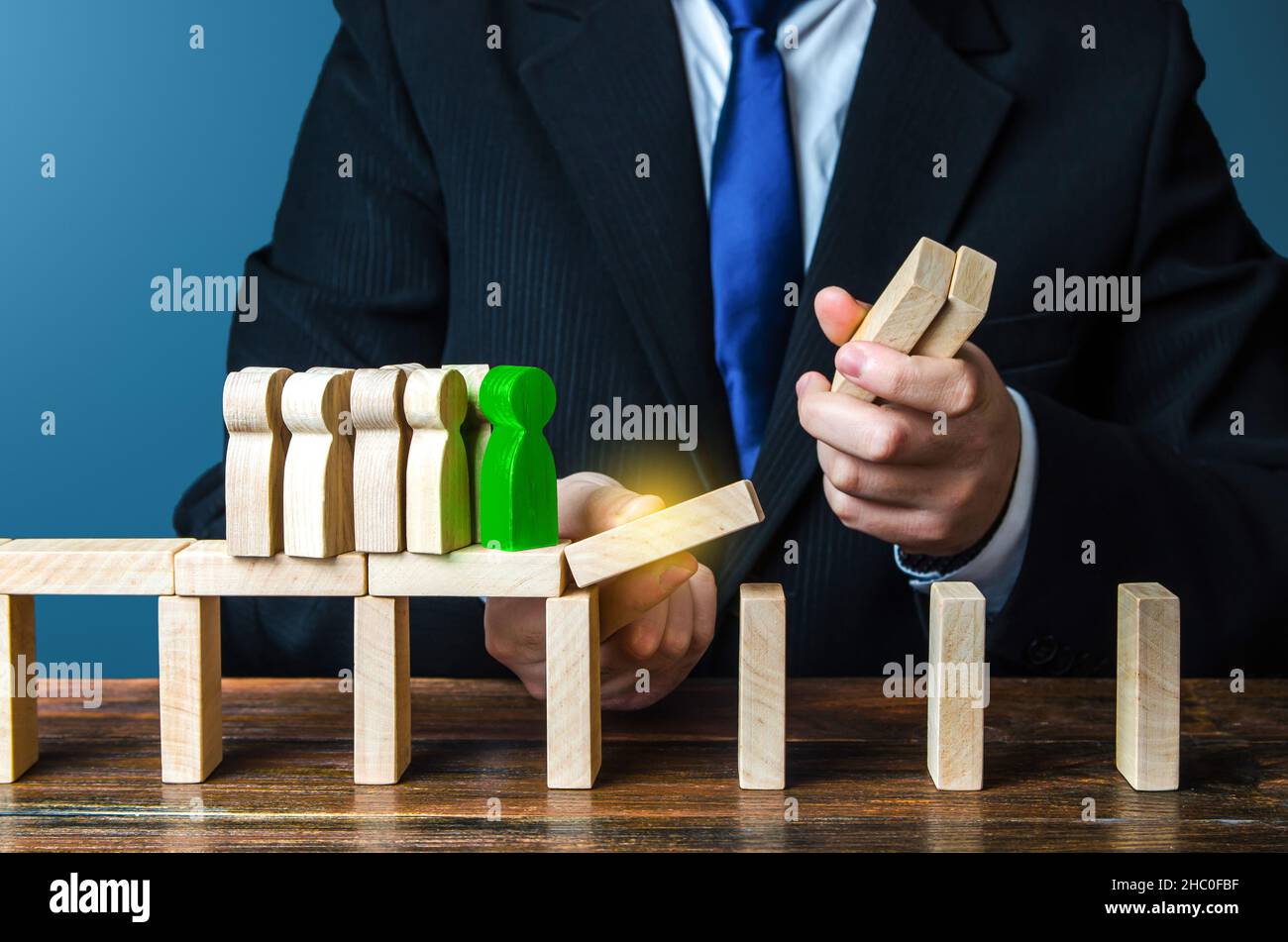 The leader builds a path for the team. Lead guiding, financial support ...