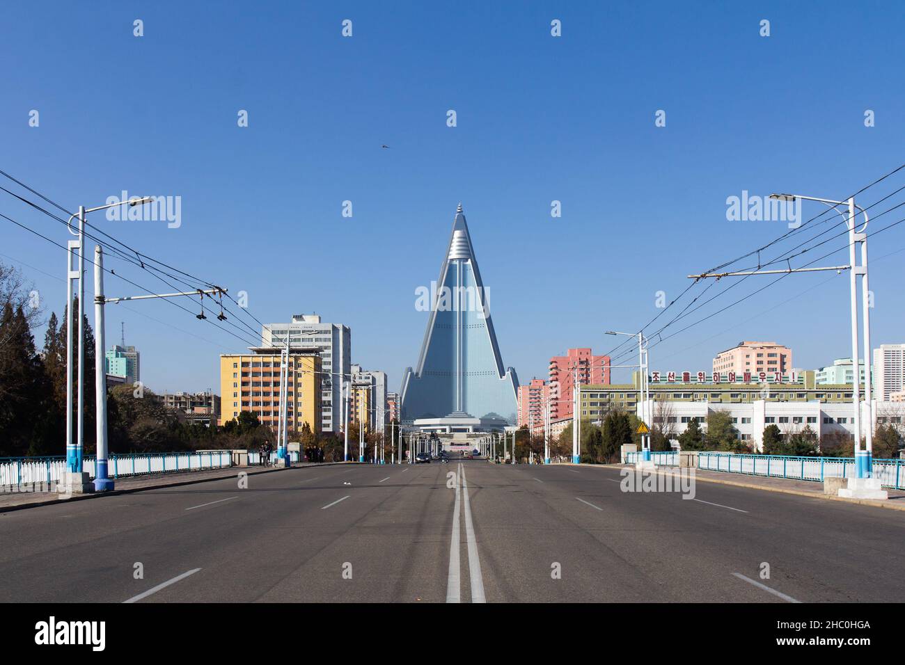 Pyongyang city skyline hi-res stock photography and images - Alamy