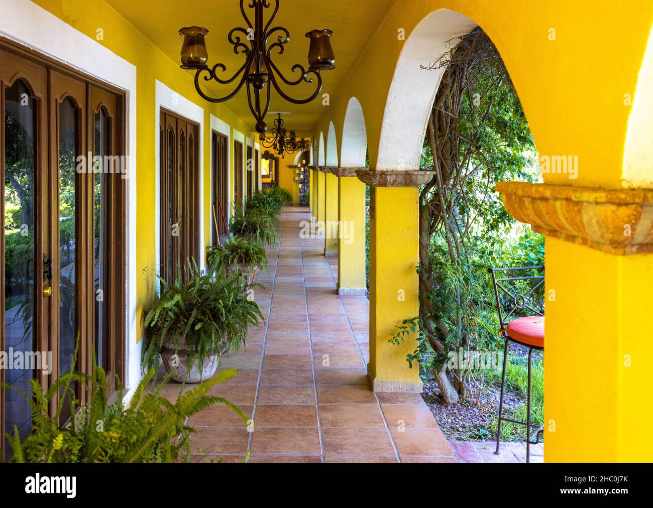 Scenic colonial streets and traditional architecture of San Jose del ...