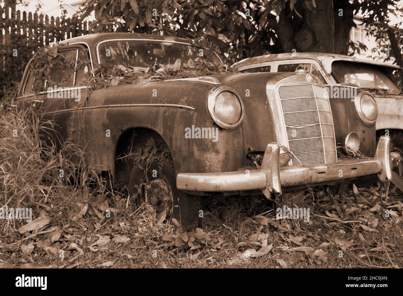 Old Historic Automotive Motor Car Windscreen Side Panel wih Headlights ...