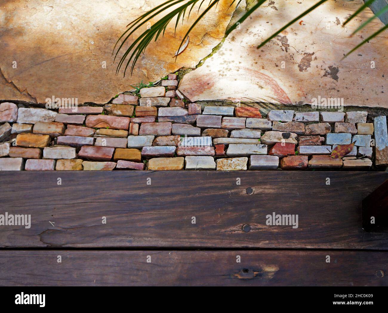 Wood bench texture hi-res stock photography and images - Alamy