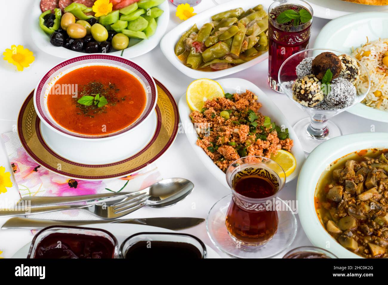 Soup is important element for Ramadan table.Traditional Turkish Ramadan ...