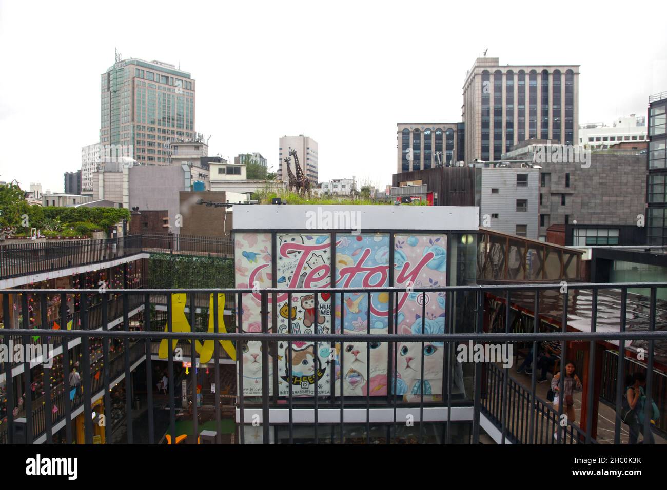 Ssamzigil Mall on Insadong-gil or Insadong street in downtown Seoul ...