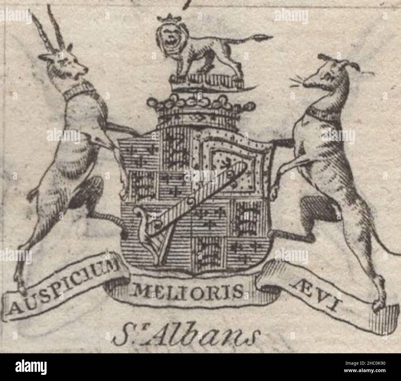 St albans coat of arms hi-res stock photography and images - Alamy