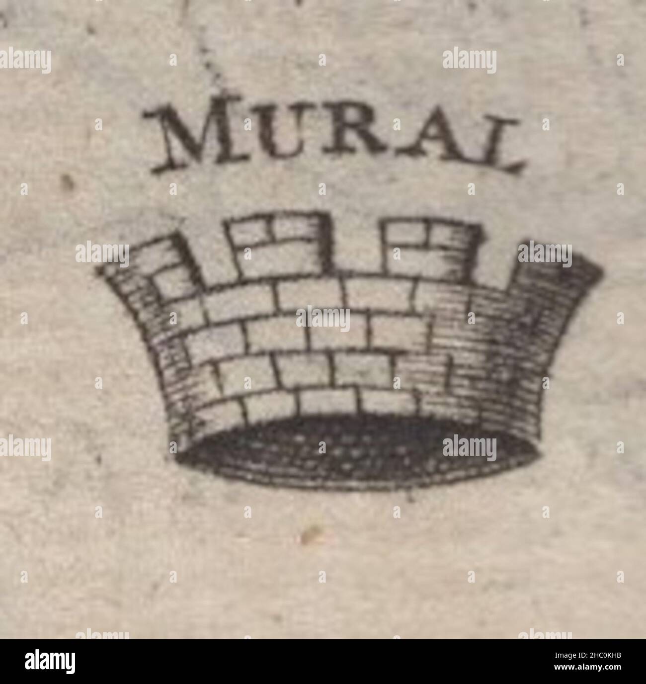 antique 18th century engraving heraldy coat of arms, English Heraldic ...