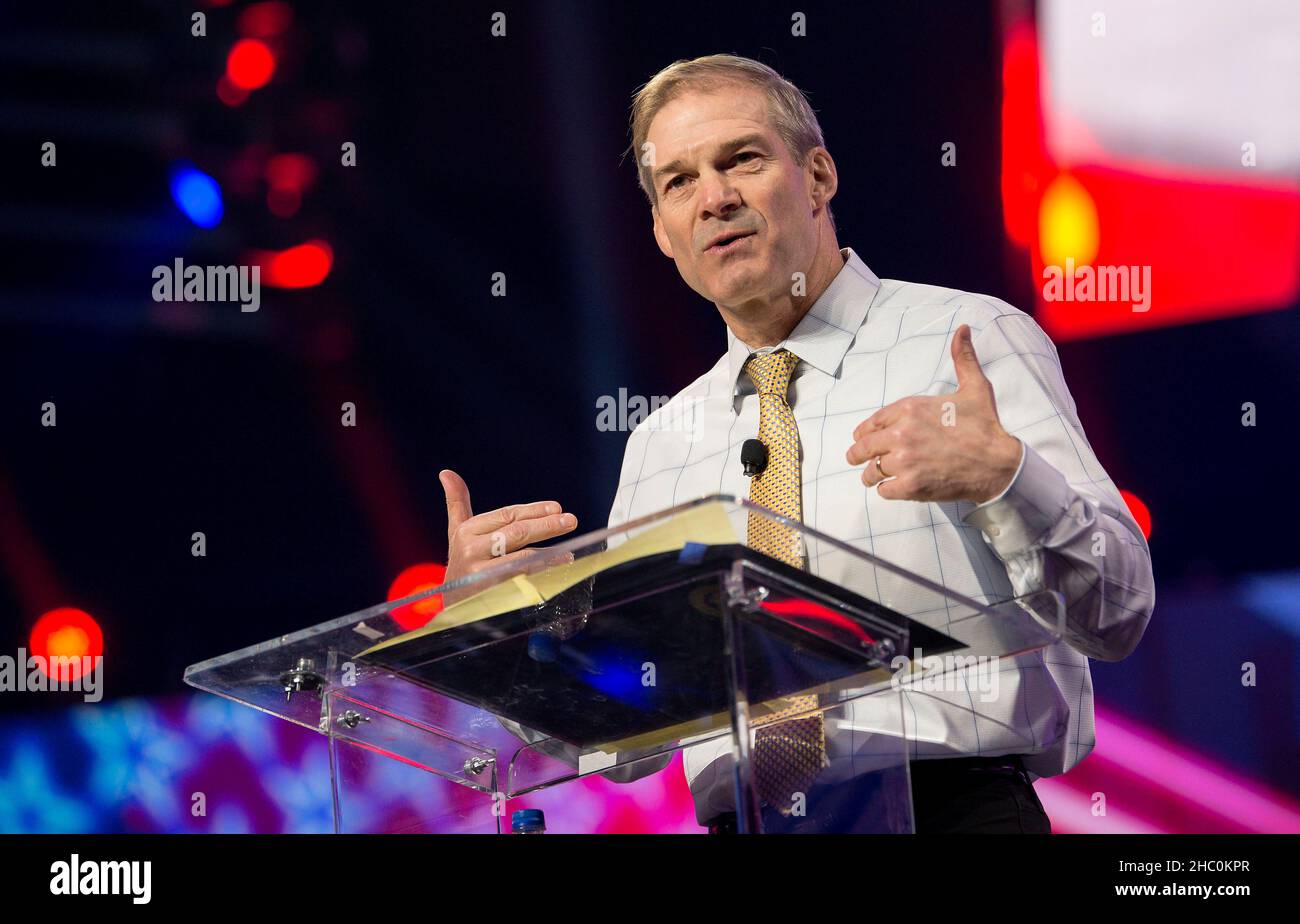 Phoenix, Arizona, USA. 19th Dec, 2021. Congressman JIM JORDAN (R-OH ...