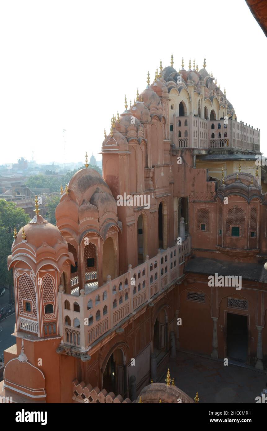 Rear of Hawa Mahal, the palace of winds Stock Photo - Alamy