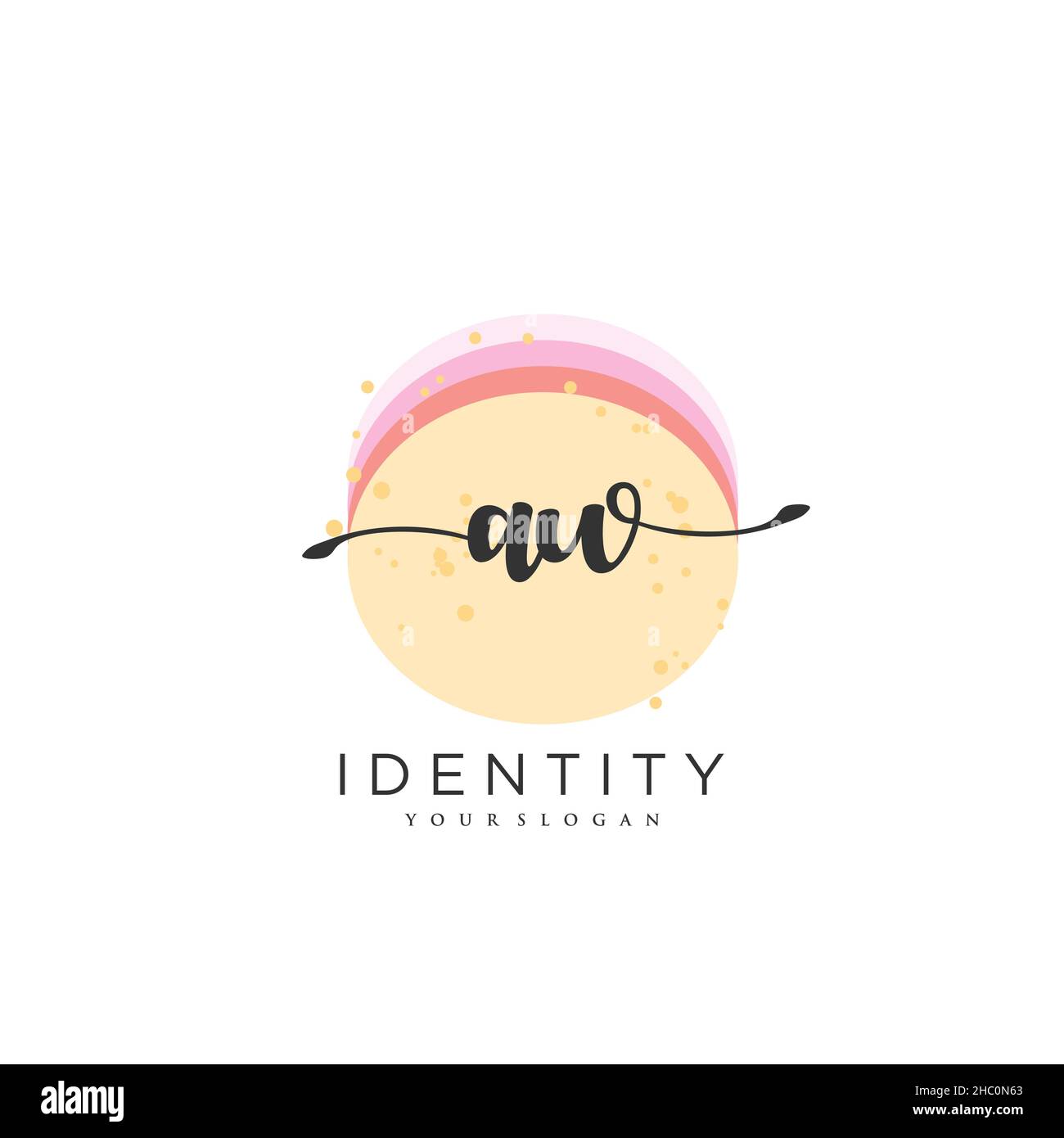 Initial aw Cut Out Stock Images & Pictures - Alamy