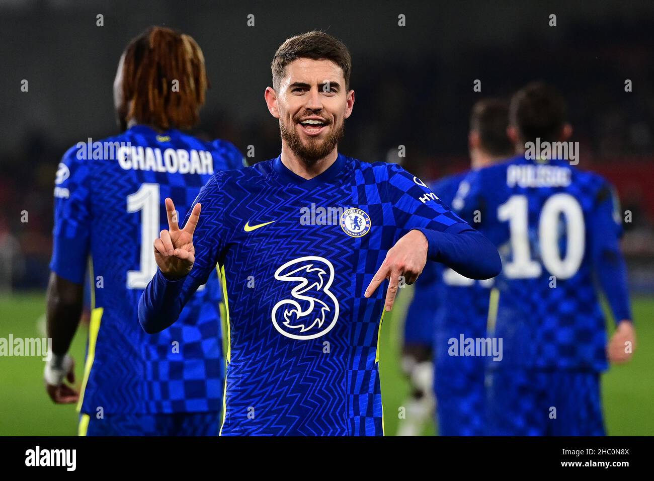Chelsea celebrates scoring hi-res stock photography and images - Alamy