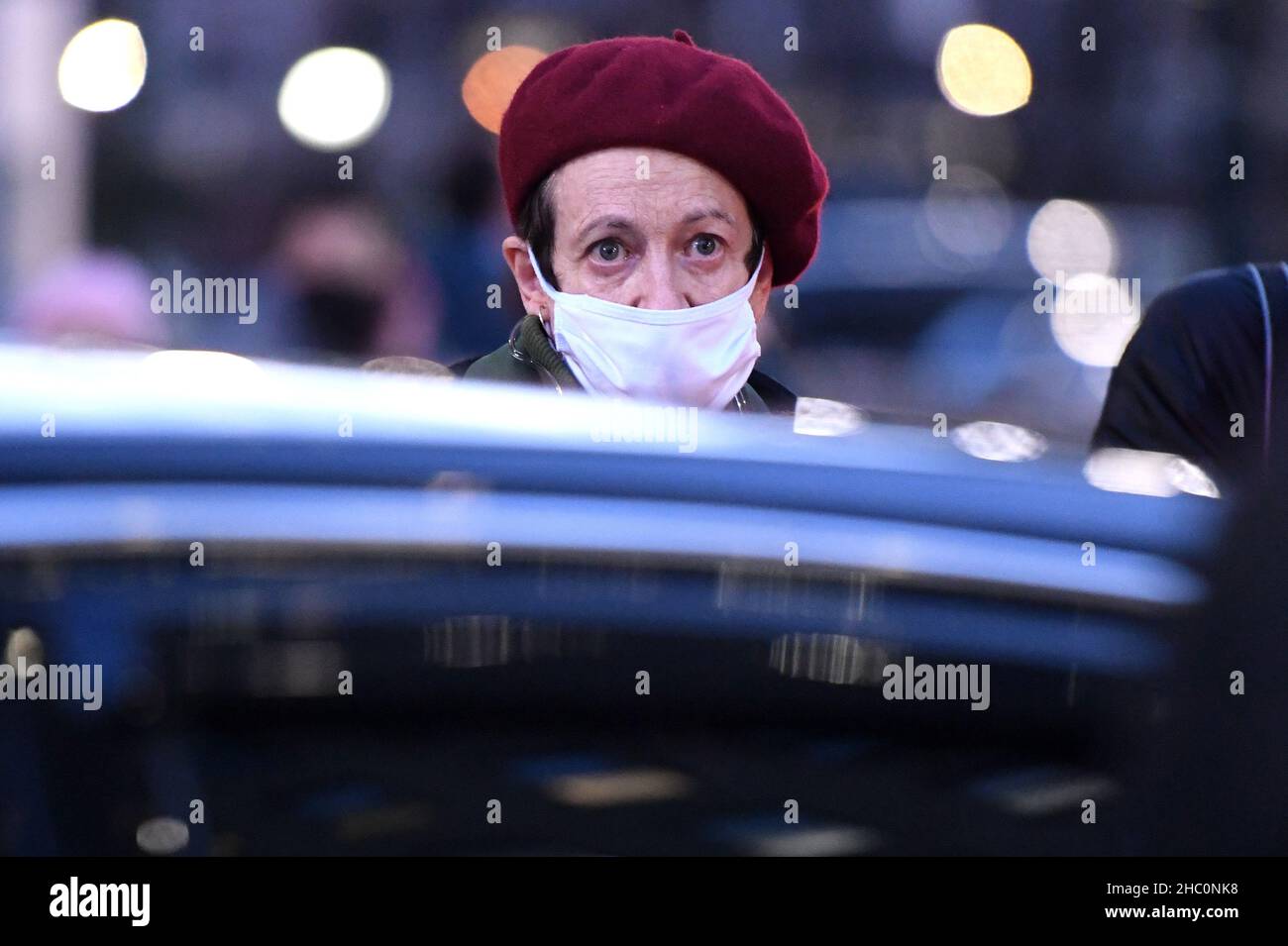 Isabel Maxwell is seen leaving New York City Federal Courthouse in the ...