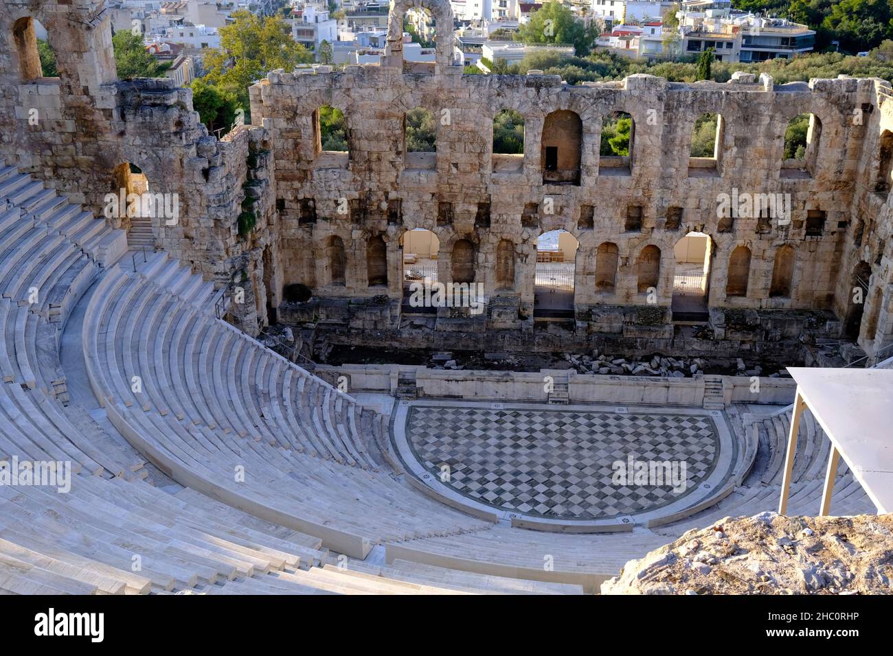 Odeon of Herodes Atticus Amphitheater near the Acropolis in Athens, Greece Stock Photo - Alamy