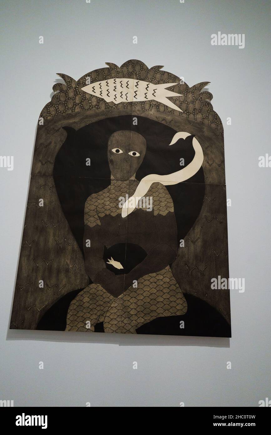The 'Sikan' art piece seen during the 'Colografias' exhibition at Museo ...