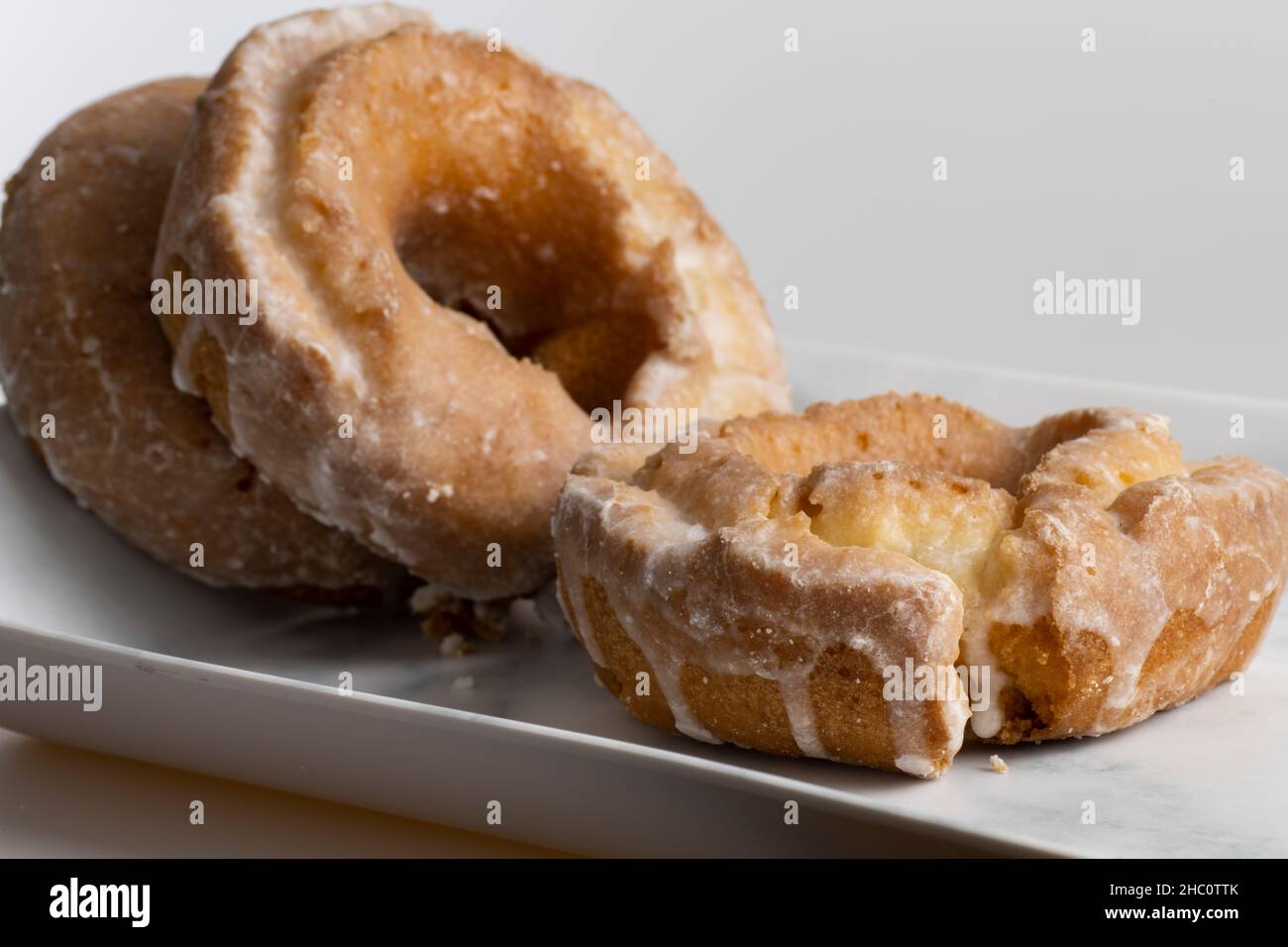 Fresh old fashioned doughnuts (donuts Stock Photo - Alamy