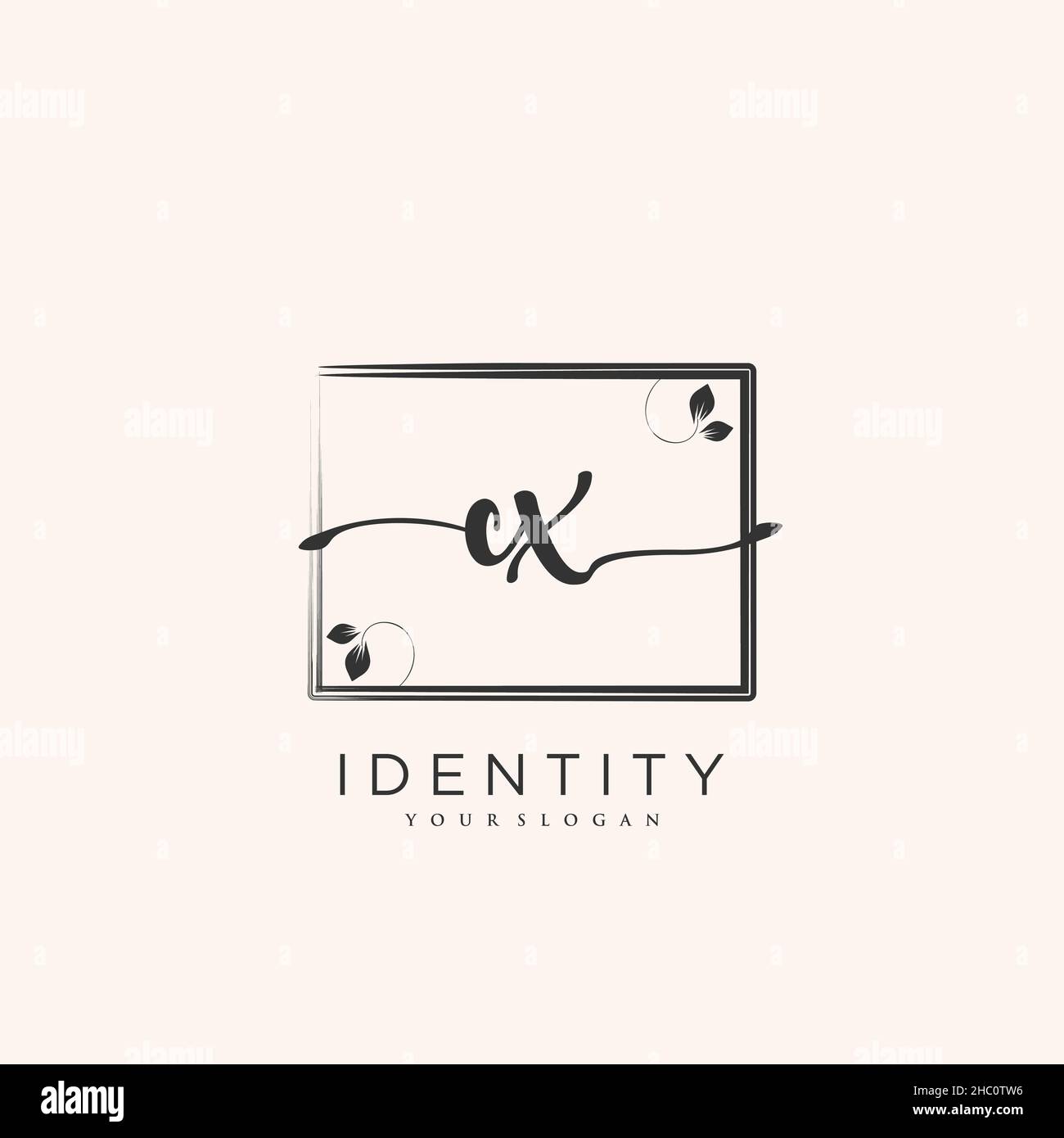CX Handwriting logo vector art of initial signature, wedding, fashion ...