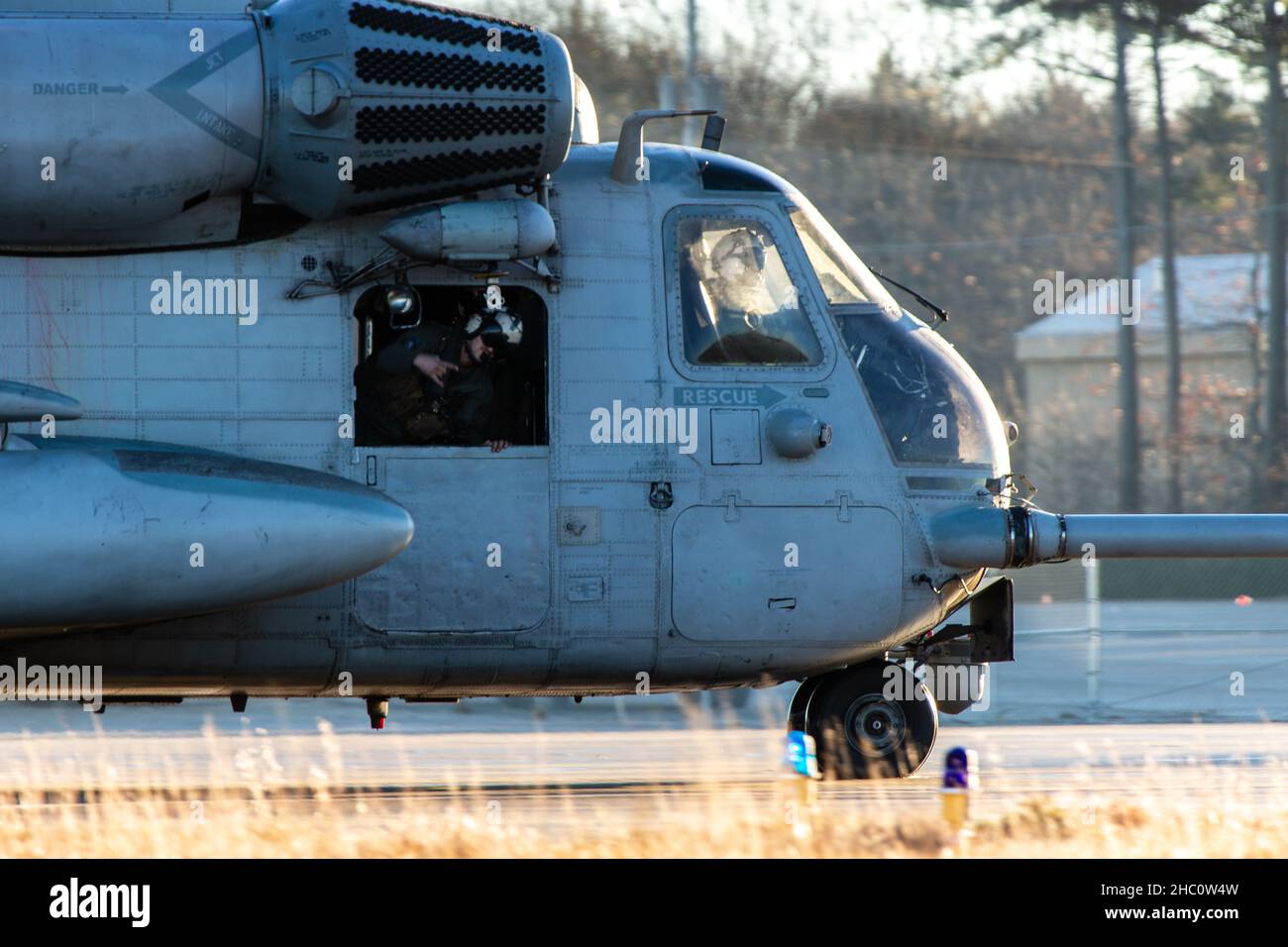 U.S. Marine Corps Cpl. Camron Brown with Marine Heavy Helicopter ...