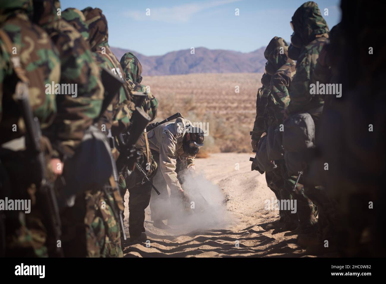 U.S. Marine Corps SSgt. Timothy Dunker, a Chemical, Biological ...