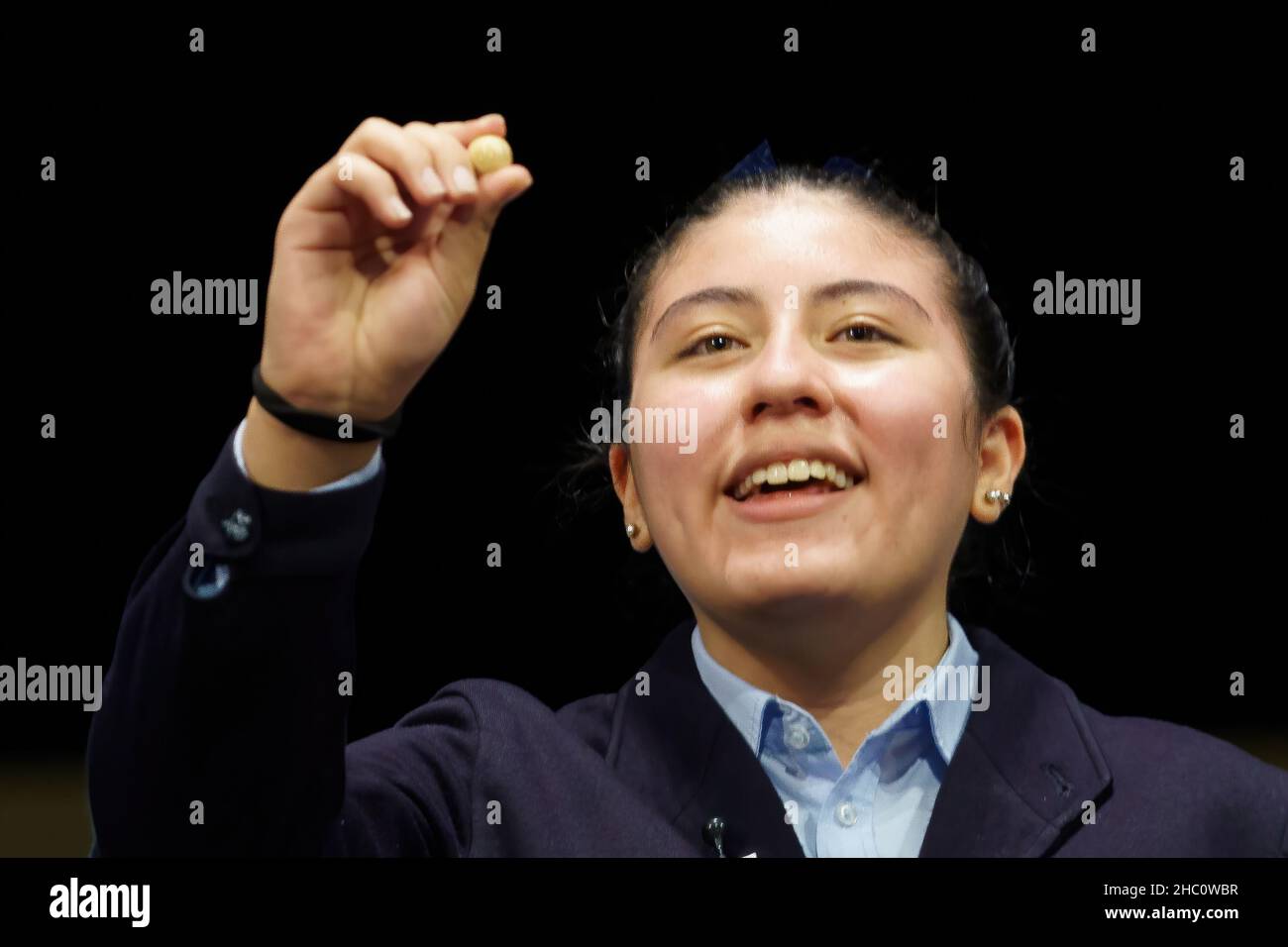 Yanisse Alexandra, one of the girls from the San Ildefonso residence ...