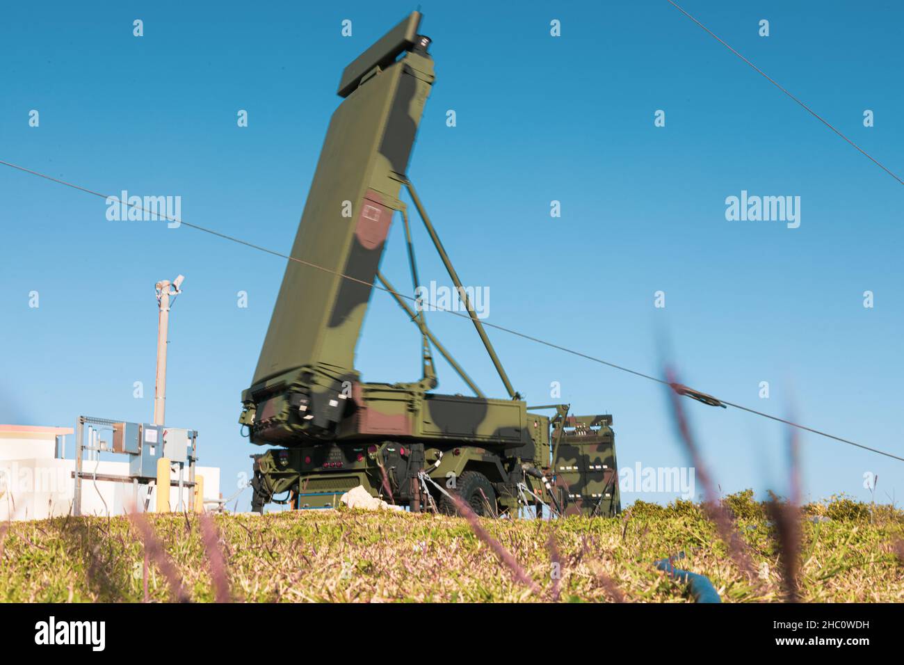 A U.S. Marine Corps AN/TPS-80 Ground/Air Task-Oriented Radar (G/ATOR ...