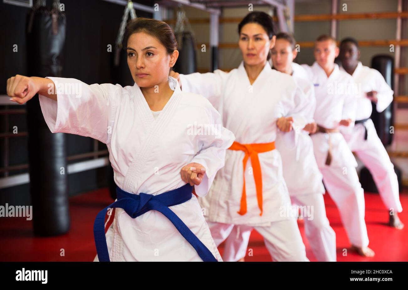 Karate class african hi-res stock photography and images - Alamy