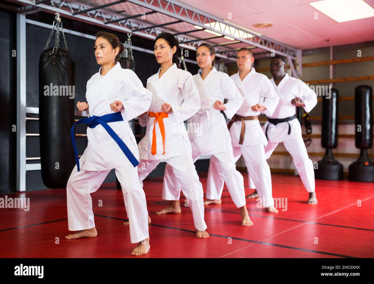 Karate class african hi-res stock photography and images - Alamy