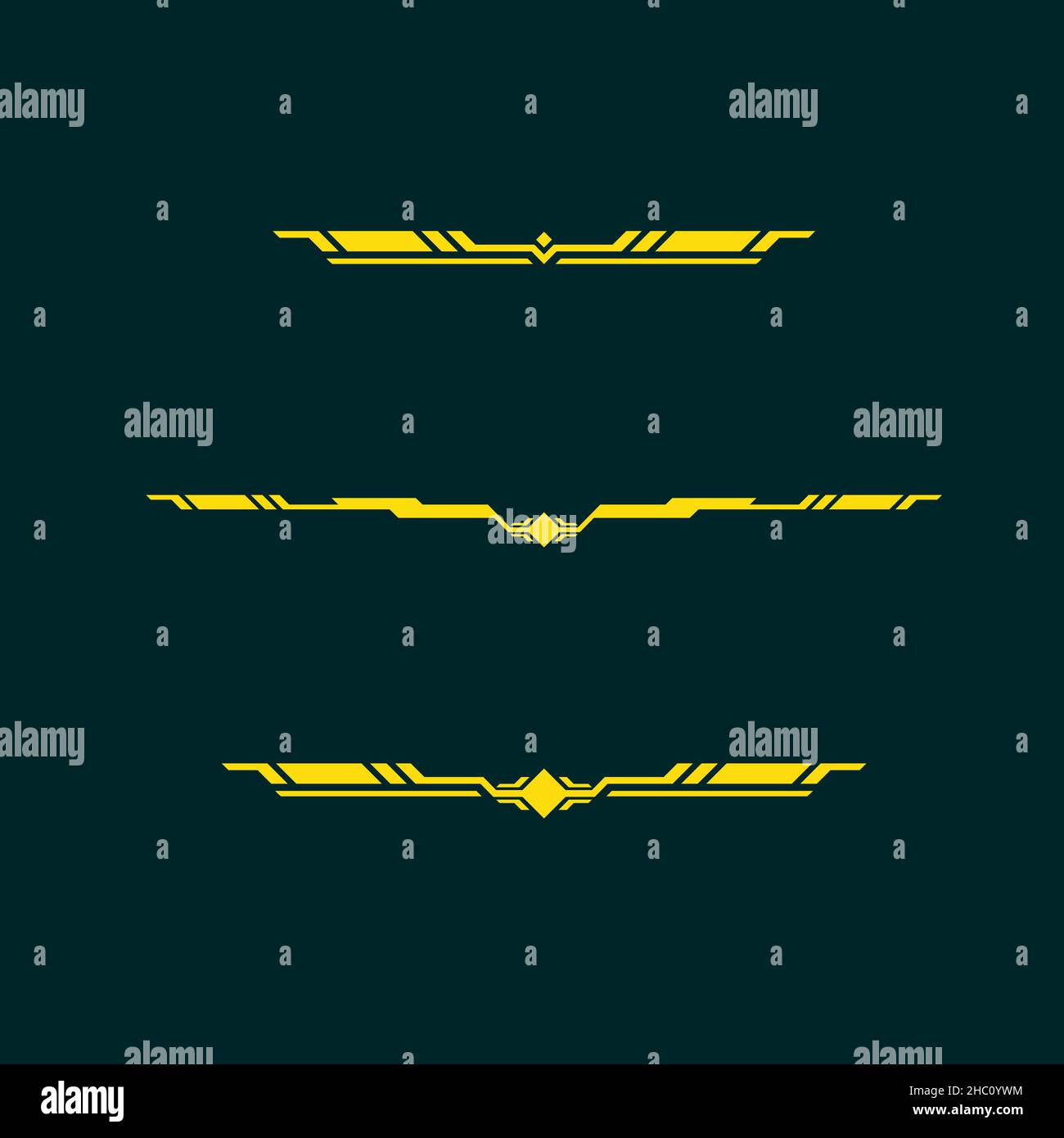 Techy Text Dividers vector design set Stock Vector Image & Art - Alamy