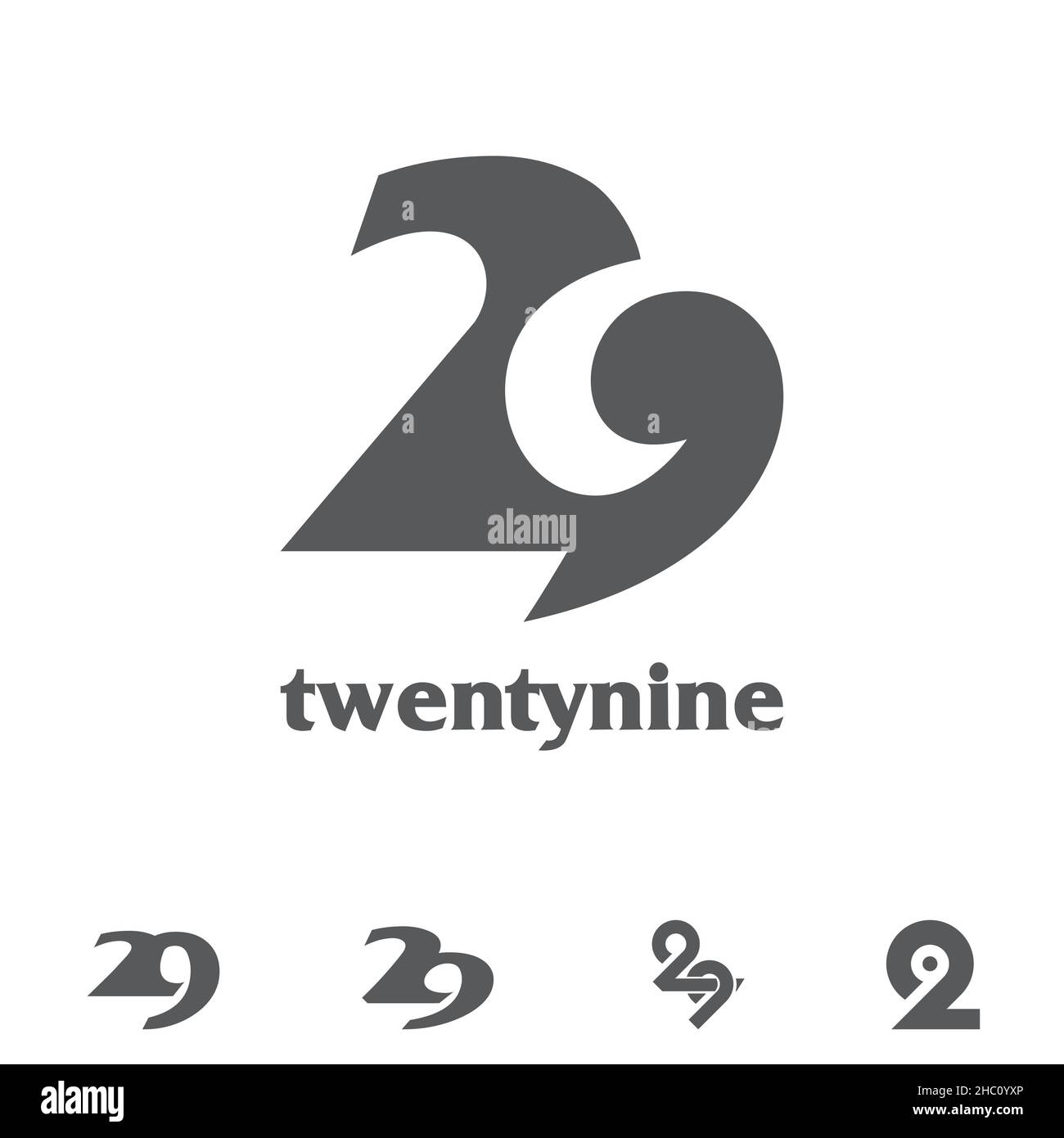 Various of Twenty Nine symbols for commercial use Stock Vector Image ...