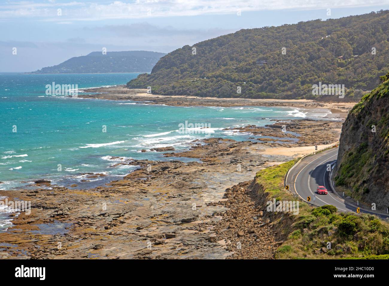 Great Ocean Road near Lorne Stock Photo - Alamy