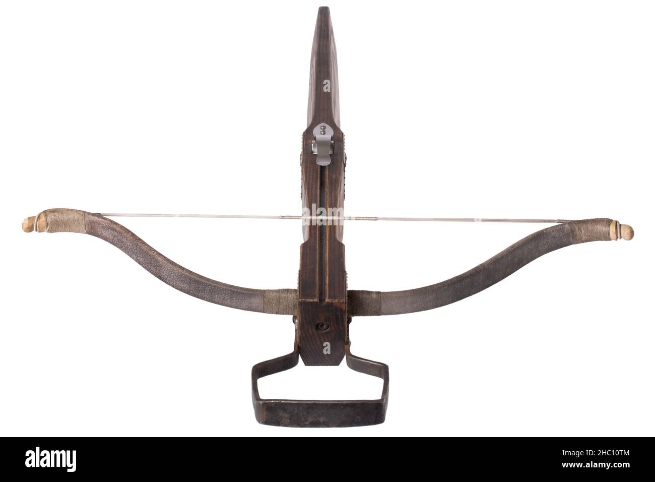medieval crossbow isolated on white background Stock Photo - Alamy